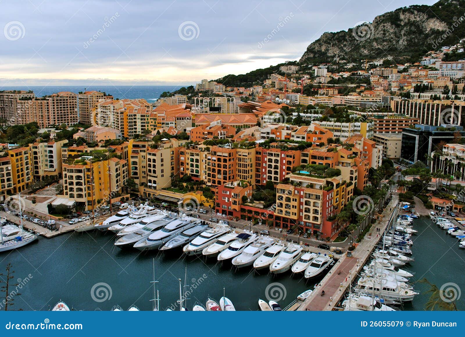 De Haven van Monaco stock afbeelding. Image of architectuur - 26055079