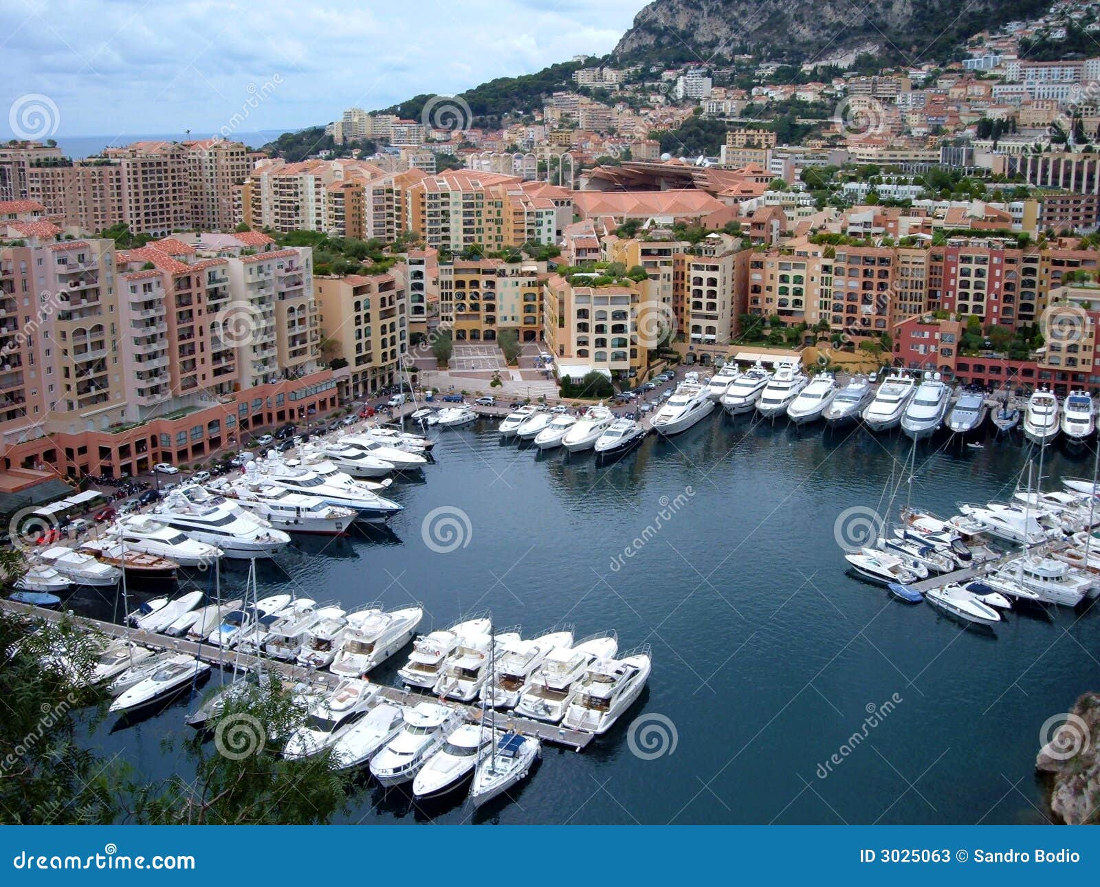 De haven van Monaco stock afbeelding. Image of kant, mooi - 3025063