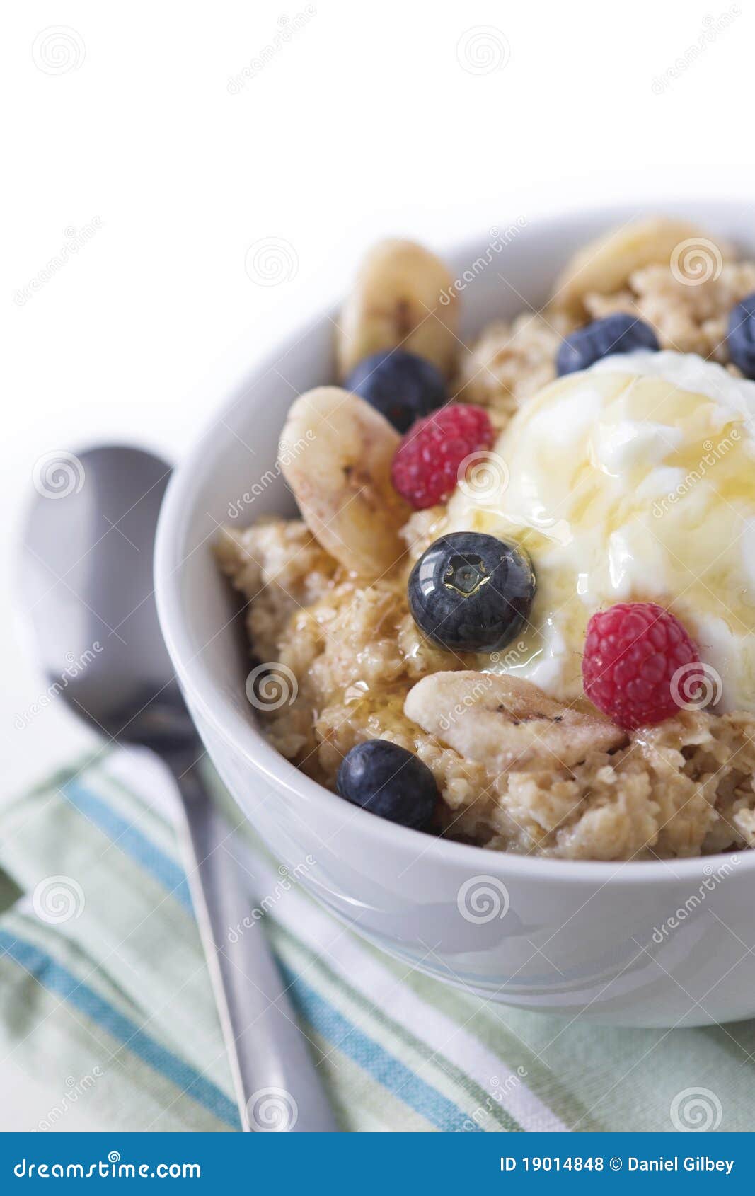 De Haver & Het Fruit Van De Havermoutpap Stock Foto - Image of wild ...