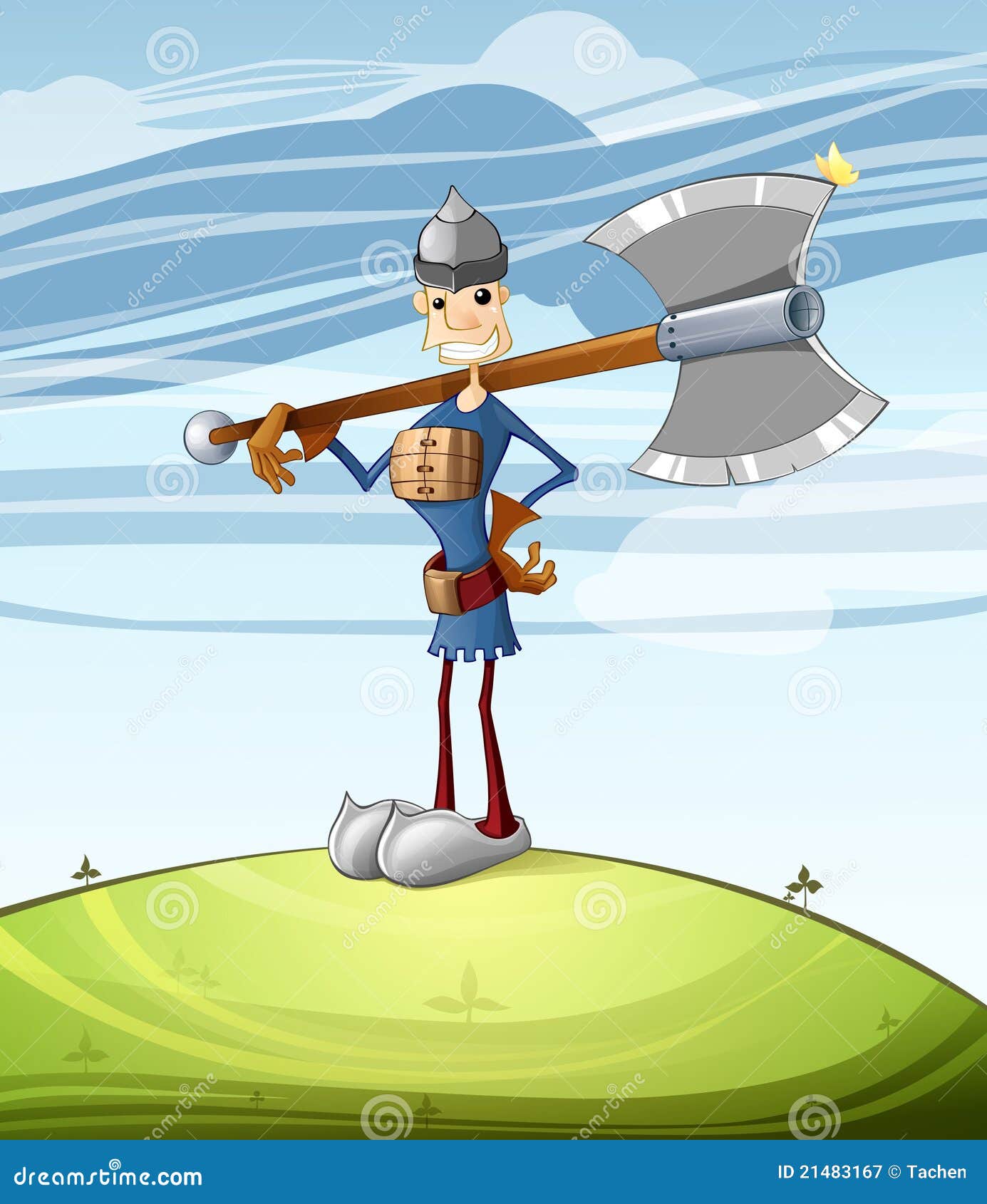 De held vector illustratie. Illustration of vlinder, lichaam - 21483167