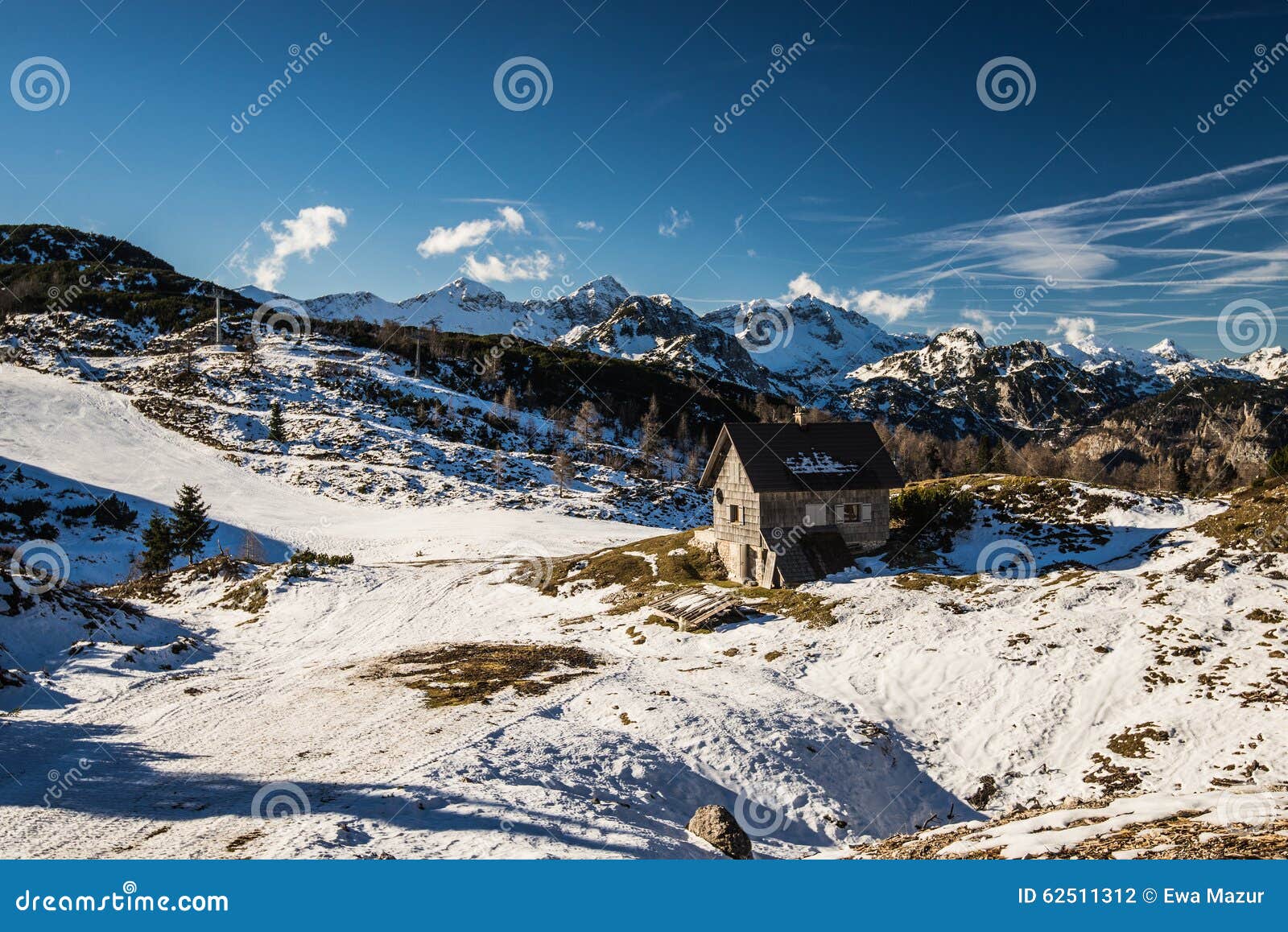 De helling van de ski stock foto. Image of blauw, hooglanden - 62511312