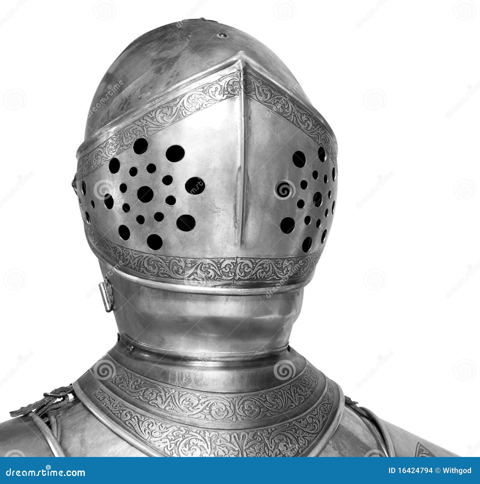 De Helm Van De Ridder, Het Knippen Weg Stock Foto - Image of knippen ...