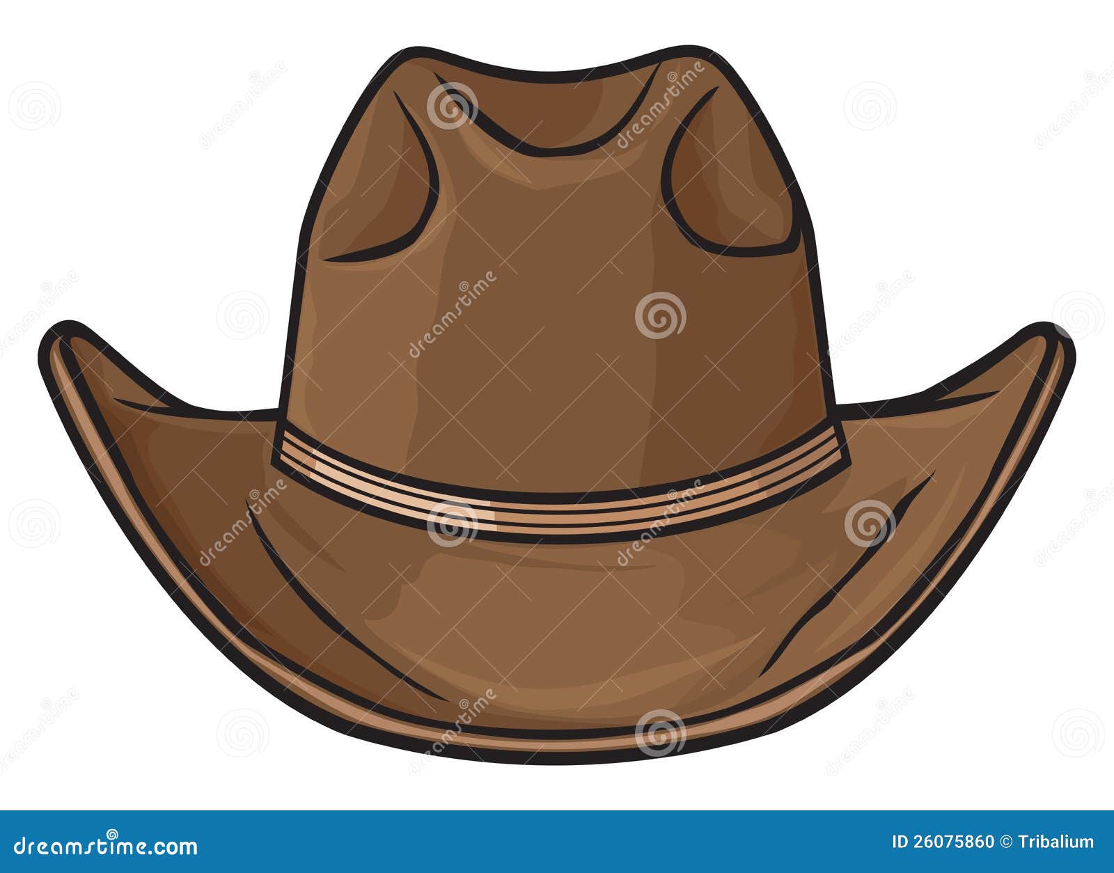 De hoed van de cowboy vector illustratie. Illustration of landelijk ...