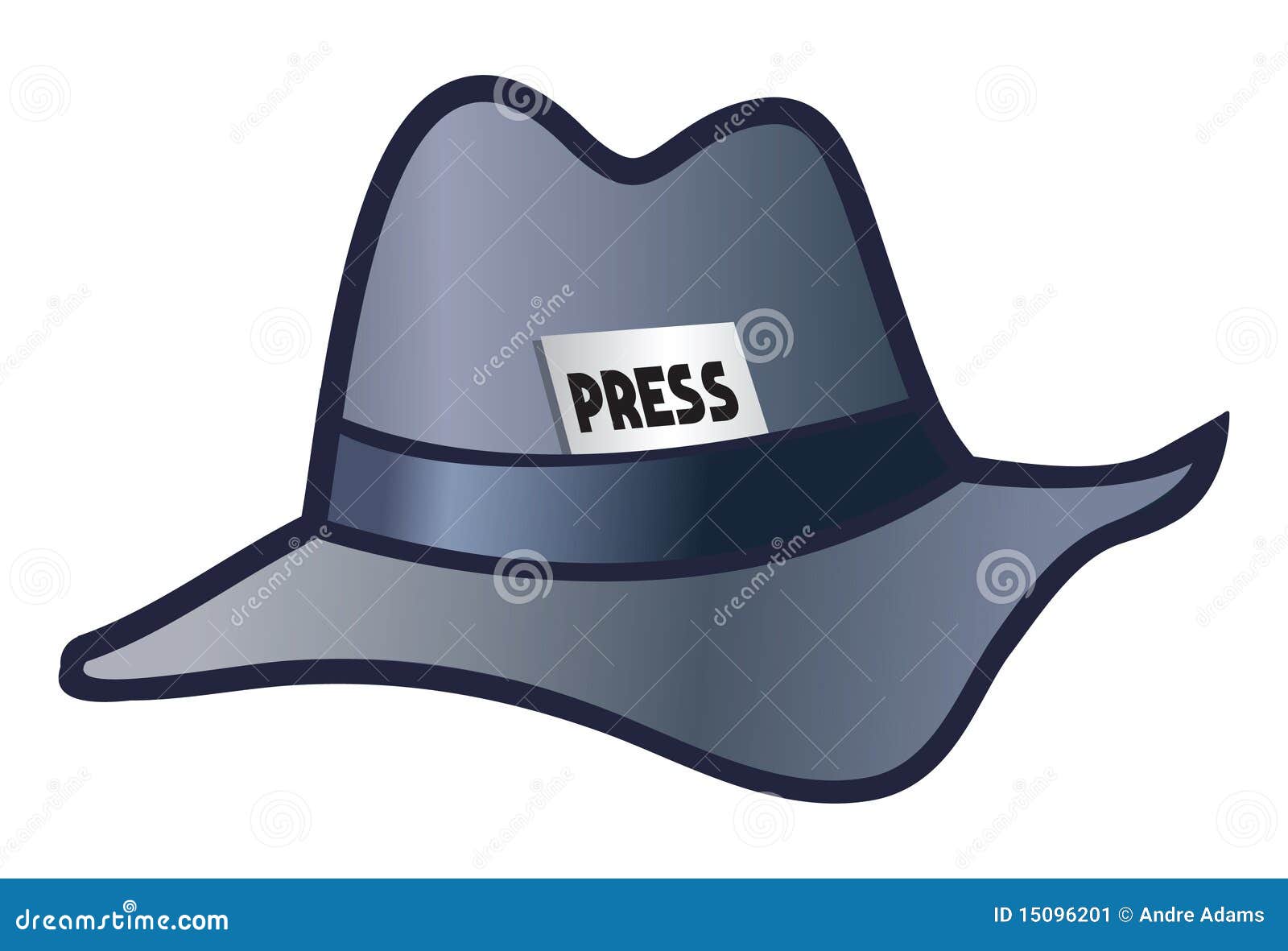 De hoed van de detective vector illustratie. Illustration of beweer ...