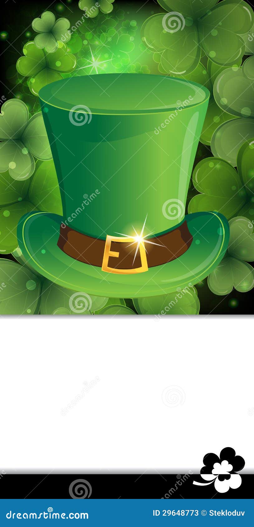 De Hoed Van De Kabouter Met Gesp Vector Illustratie - Illustration of ...