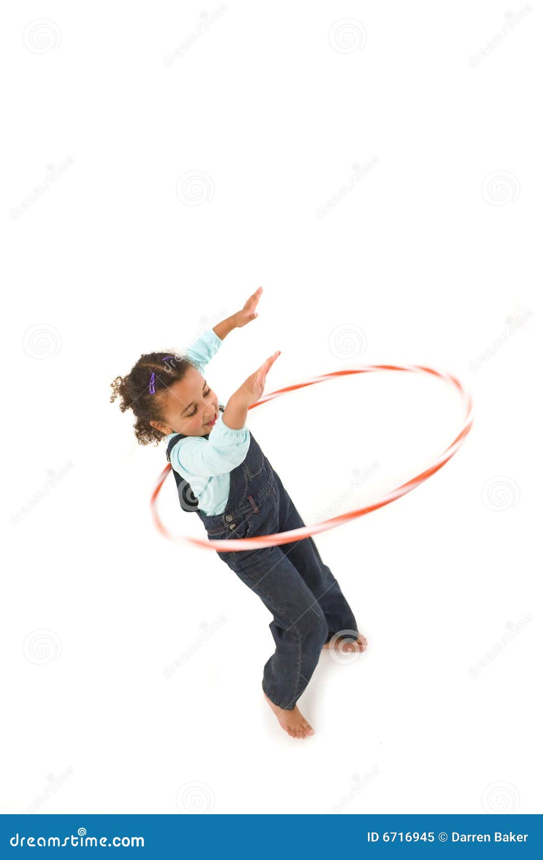 De Hoepel van Hula stock afbeelding. Image of dansen, spelen - 6716945