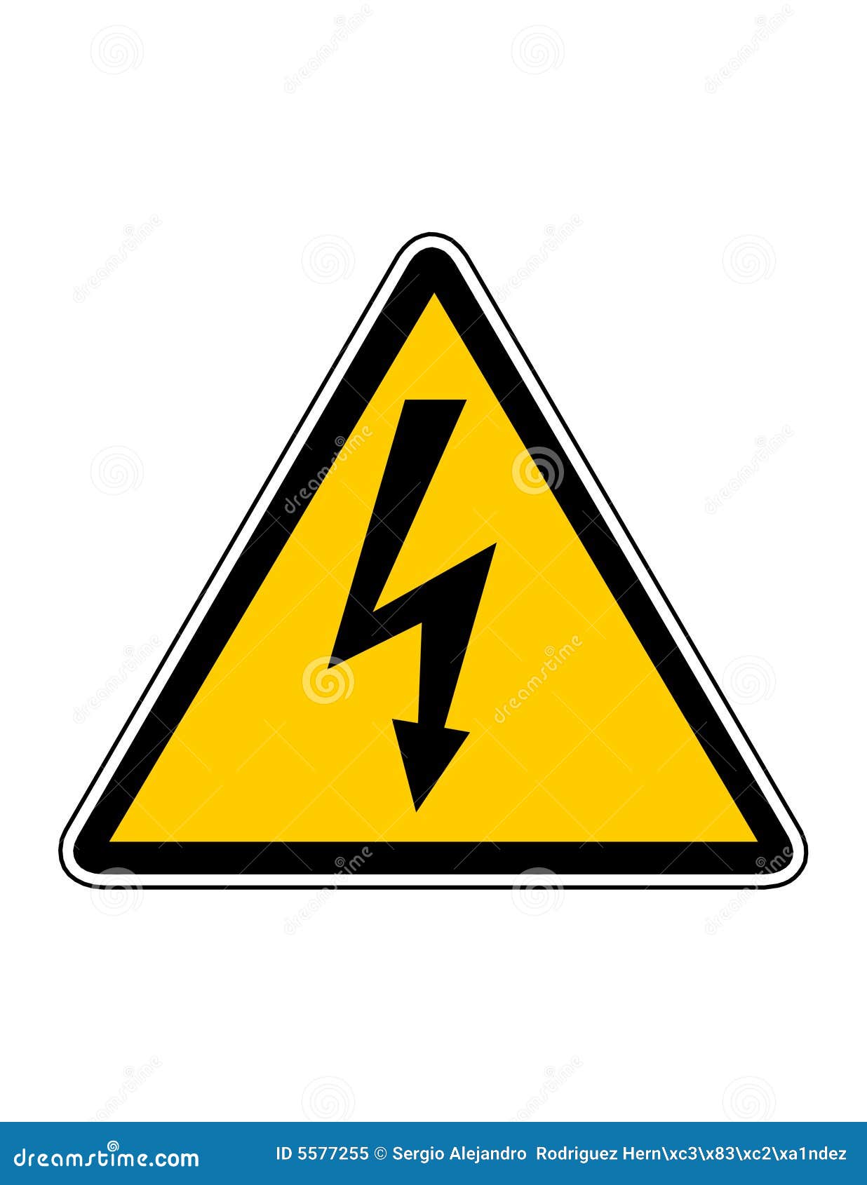 De Hoogspanning Van Het Gevaar Vector Illustratie - Illustration of ...