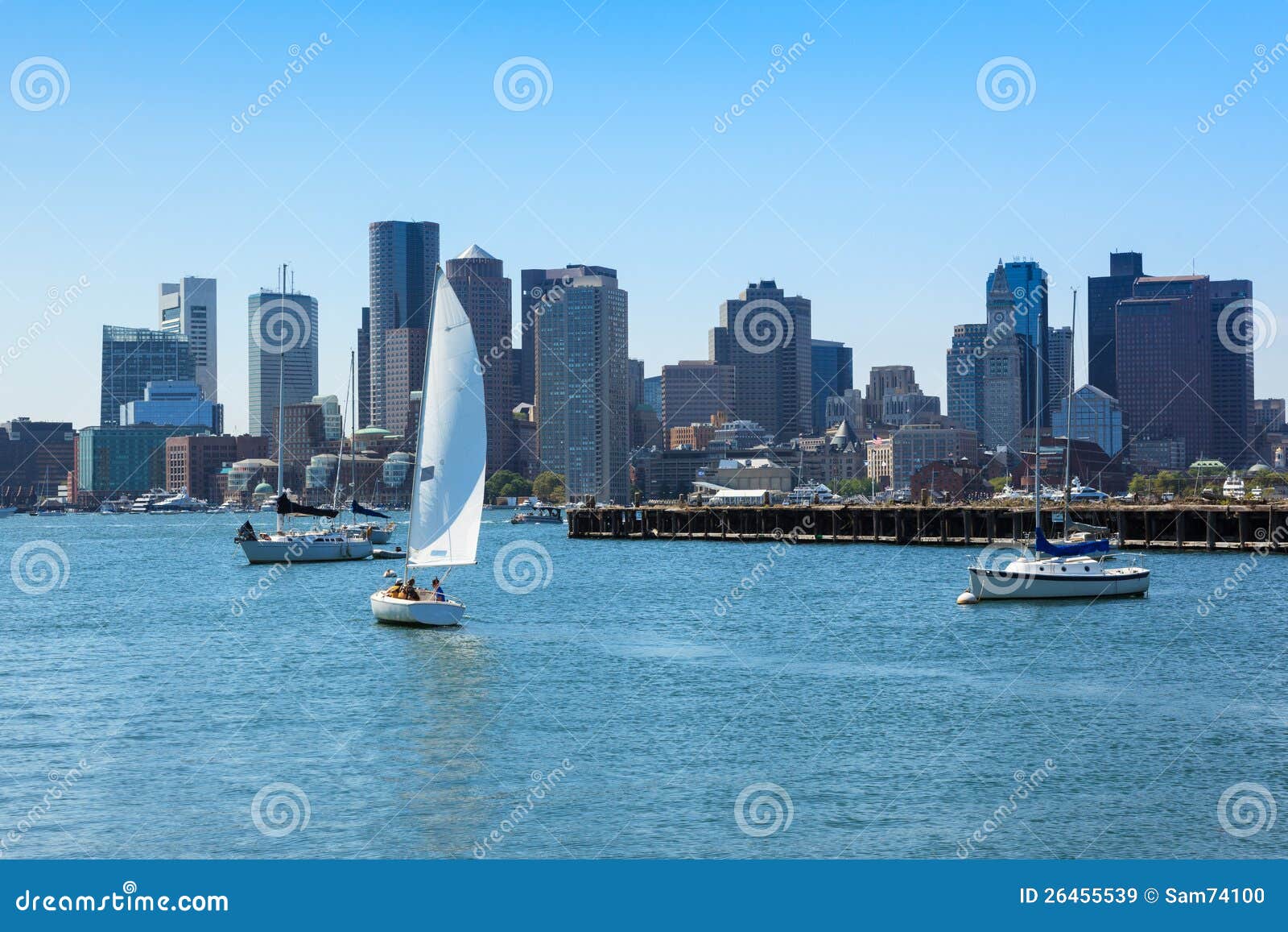 De Horizon Van Boston Van Oost-Boston, Massachusetts Redactionele Stock ...