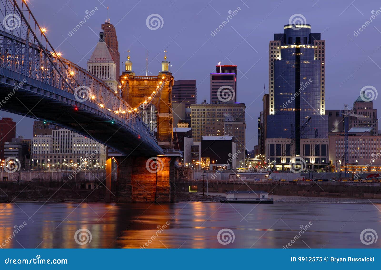 De Horizon Van Cincinnati, Ohio. Stock Afbeelding - Image of ohio ...