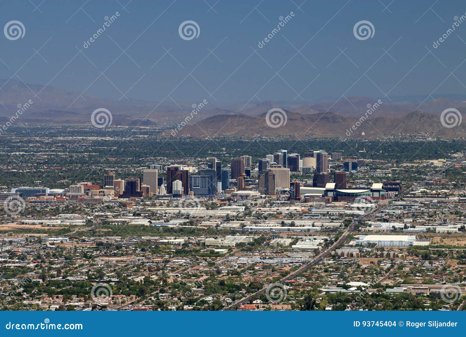 De Horizon Van Phoenix, Arizona Stock Foto - Image of stad, reis: 93745404