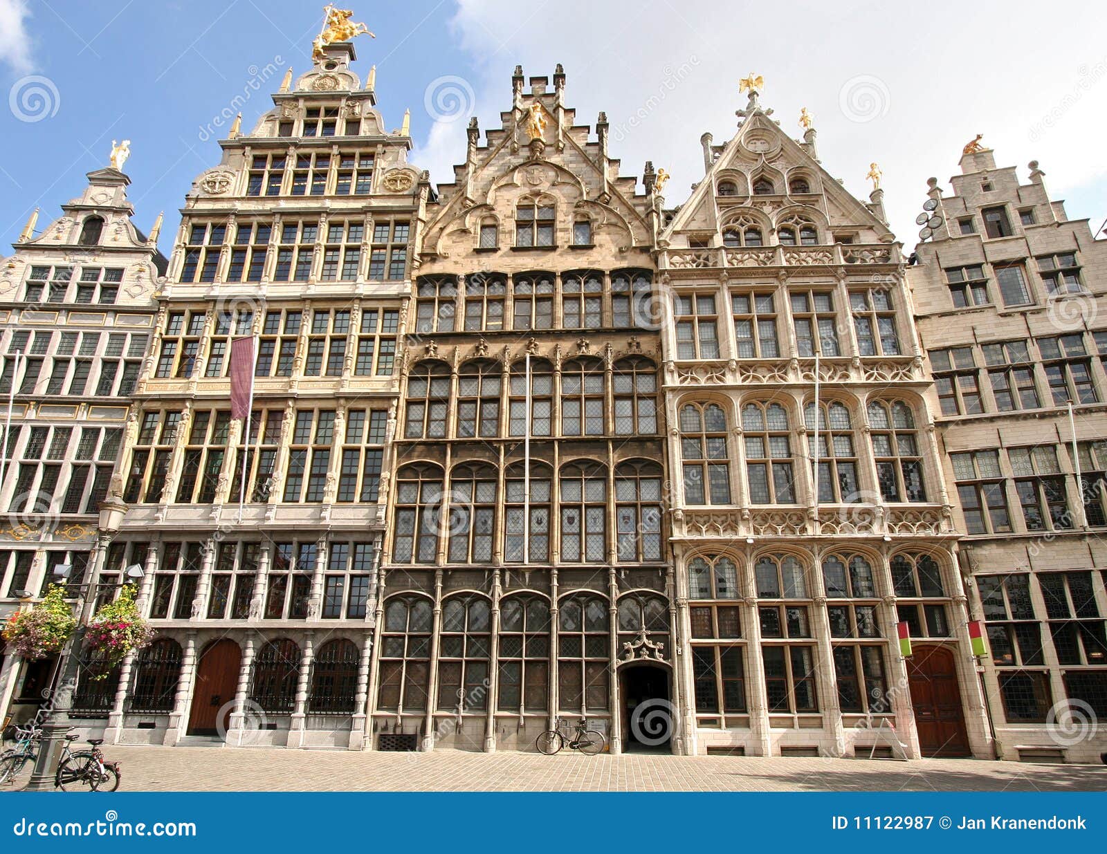 De Huizen van Antwerpen stock afbeelding. Image of antwerpen - 11122987