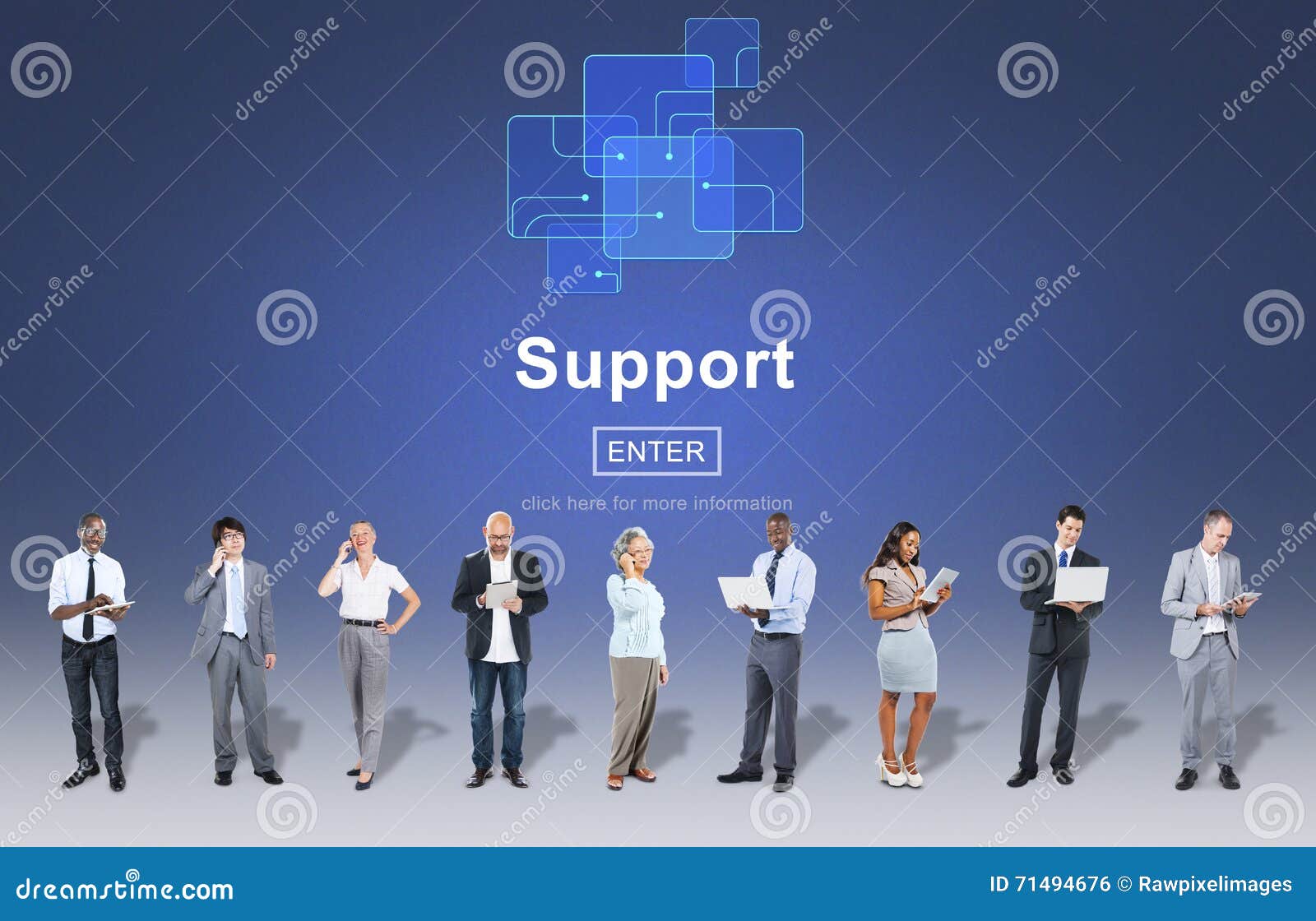 De Hulp Team Assistance Concept Van De Steun Communautaire Hulp Stock ...