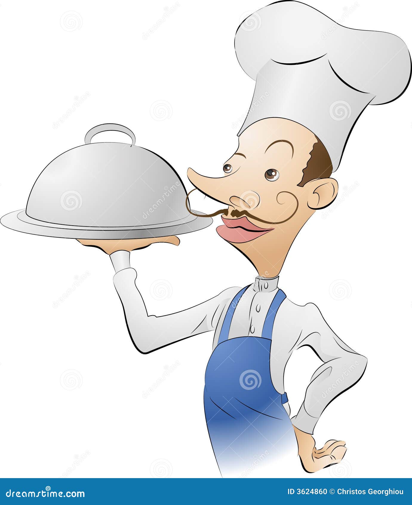 De Illustratie Van De Chef-kok Vector Illustratie - Illustration of ...