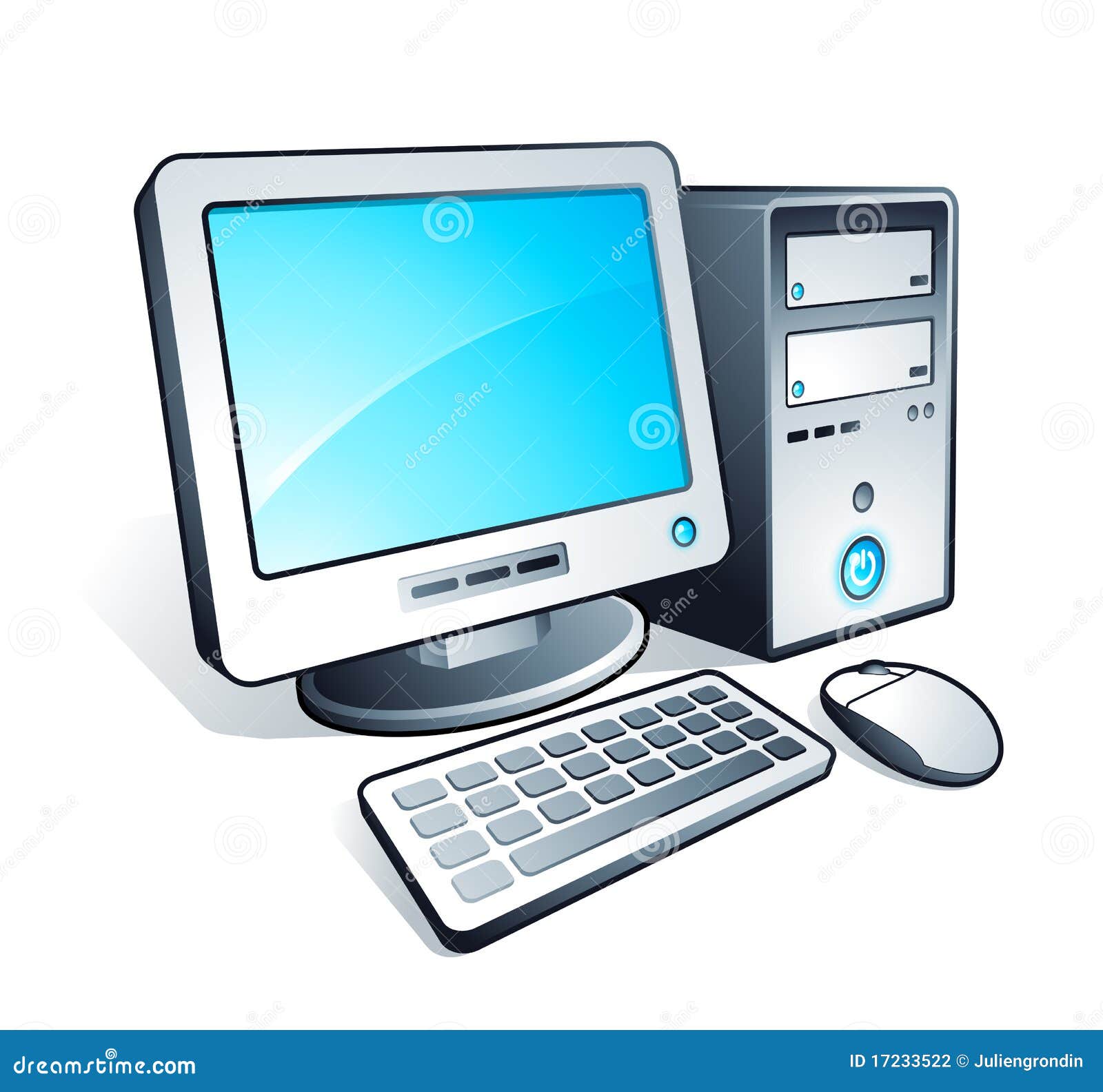 De Illustratie Van De Computer Vector Illustratie - Illustration of ...