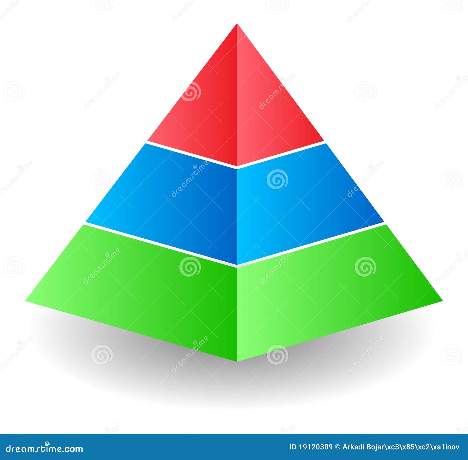 De Illustratie Van De Piramide Vector Illustratie - Illustration of ...