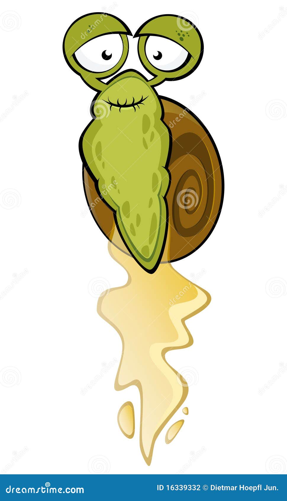 De illustratie van de slak vector illustratie. Illustration of grappig ...