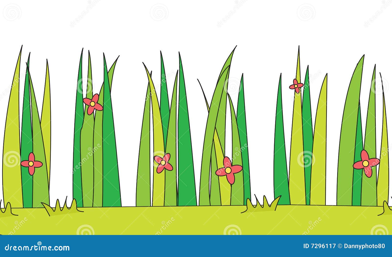 De Illustratie Van Het Gras Stock Illustratie - Illustration of ...