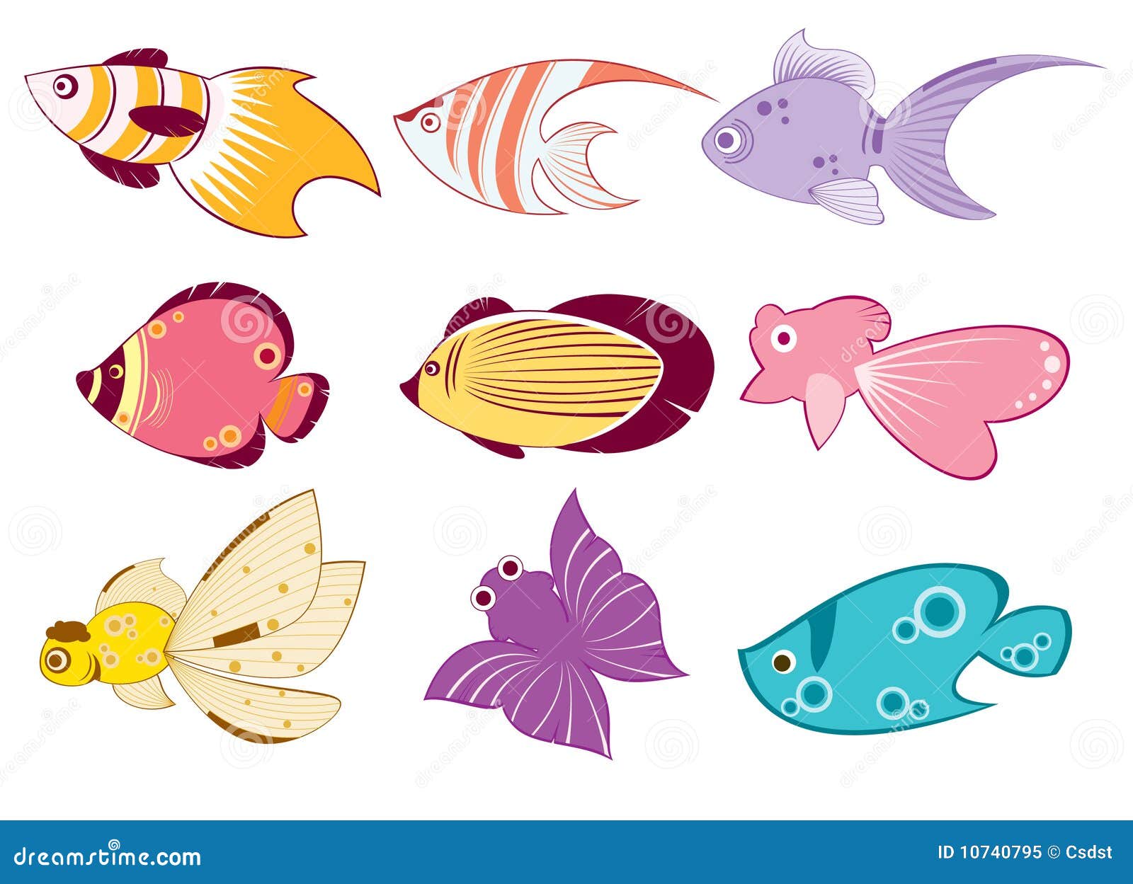 De illustratie van vissen vector illustratie. Illustration of leuk ...