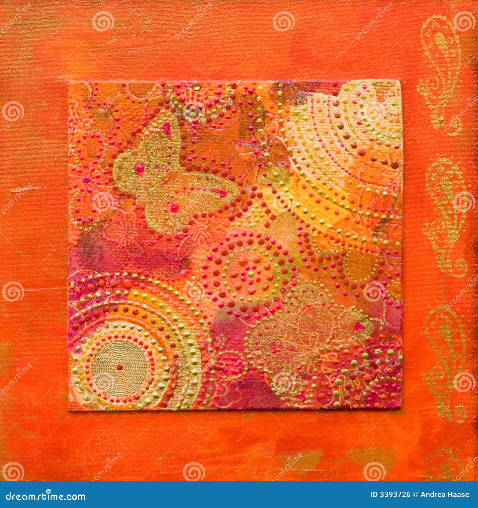 De Indische Stijl Van Het Kunstwerk Stock Illustratie - Illustration of ...