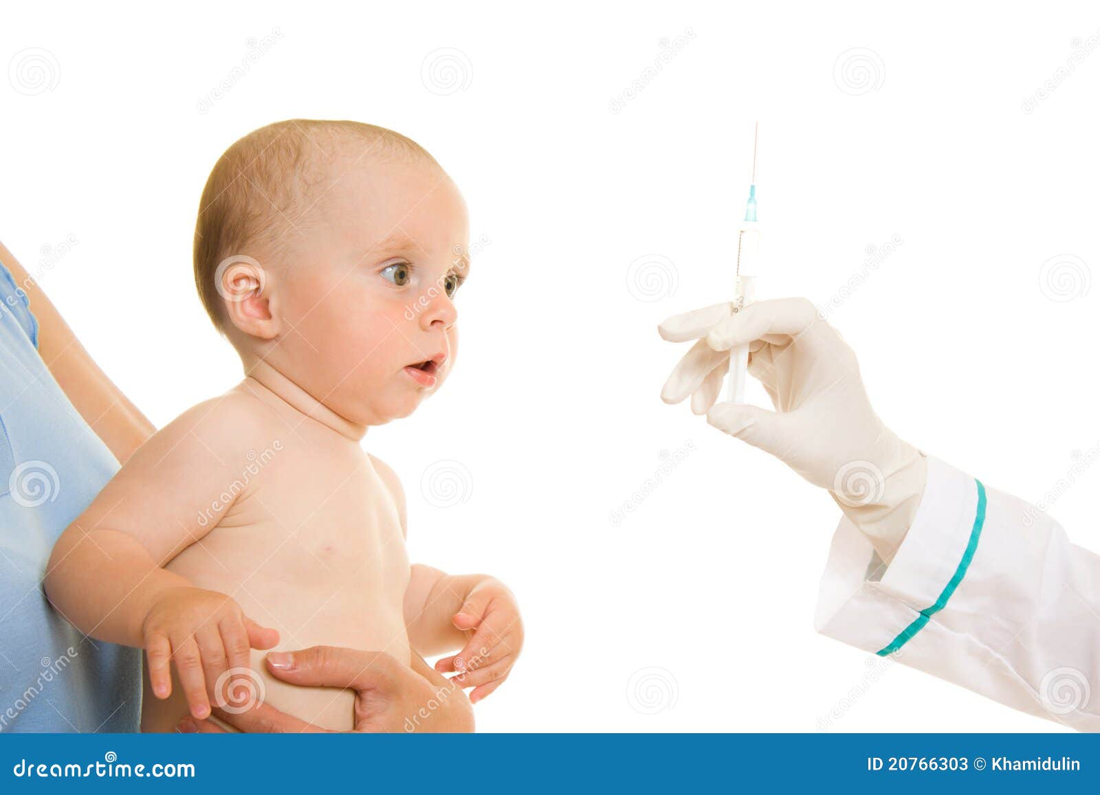 De inentingen van de baby stock afbeelding. Image of geneeskunde - 20766303