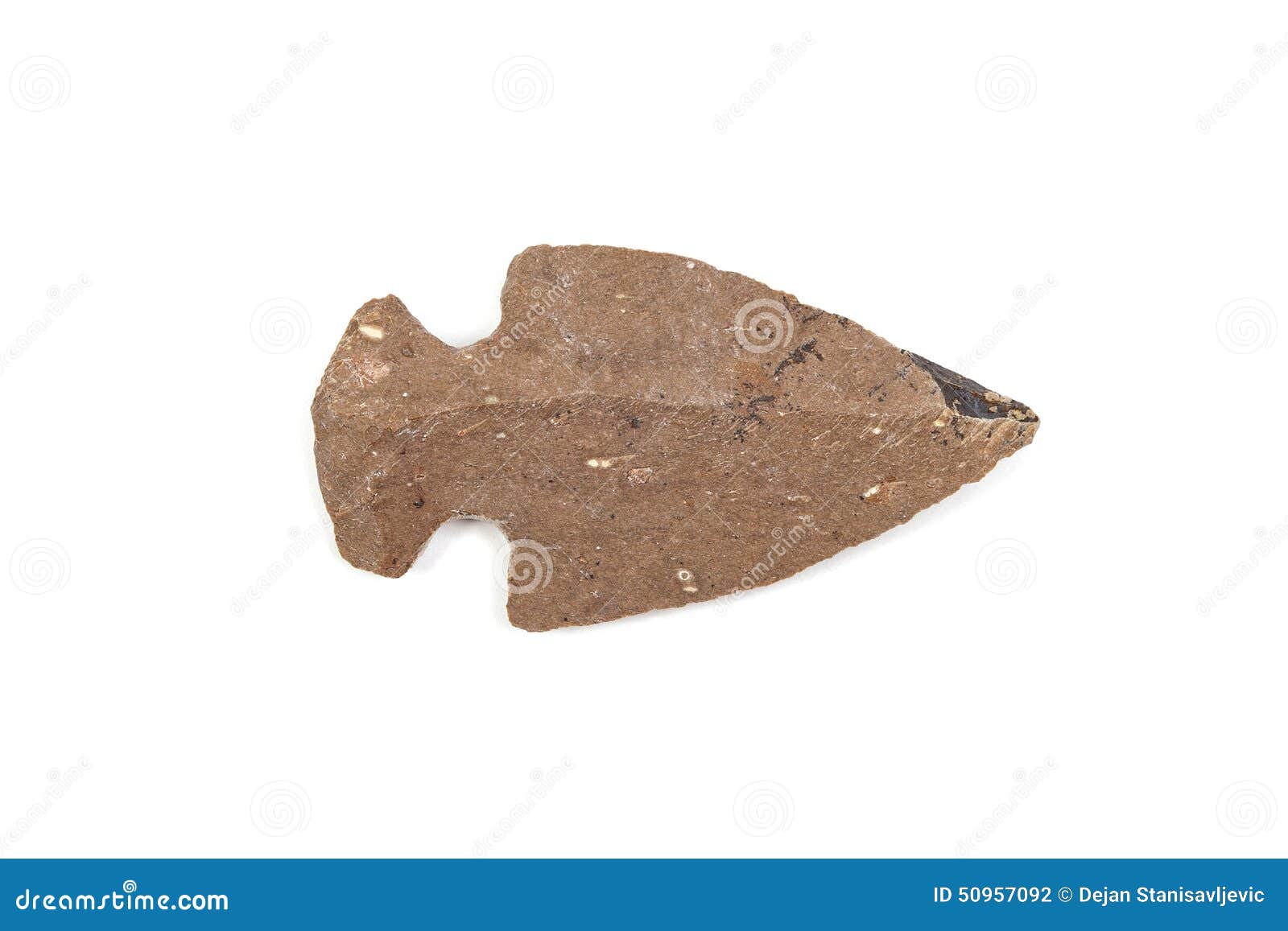 De Inheemse Pijlpunt Van De Indiaansteen Stock Foto - Image of jacht ...