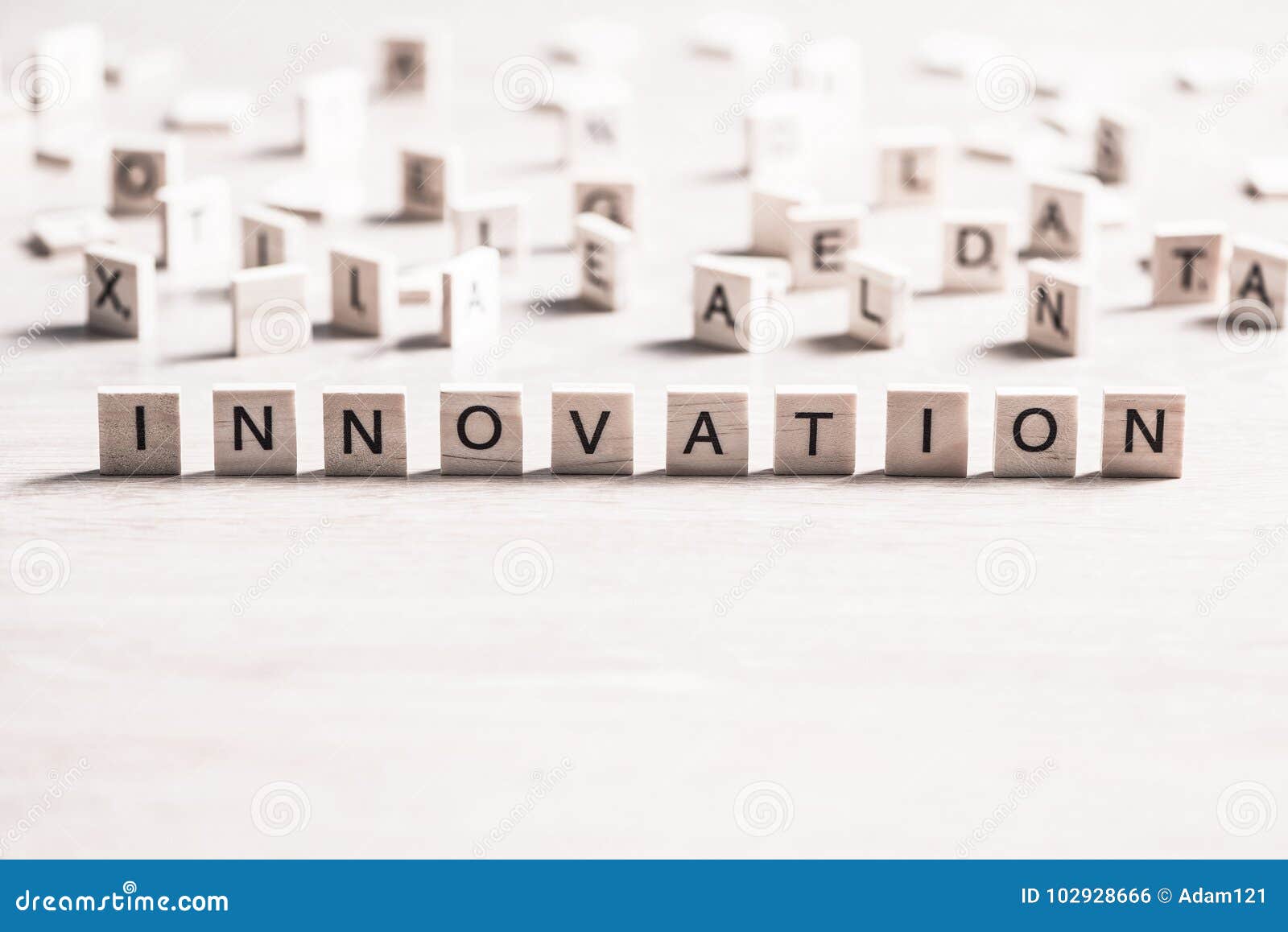 De innovatie graait woord stock foto. Image of innovatie - 102928666