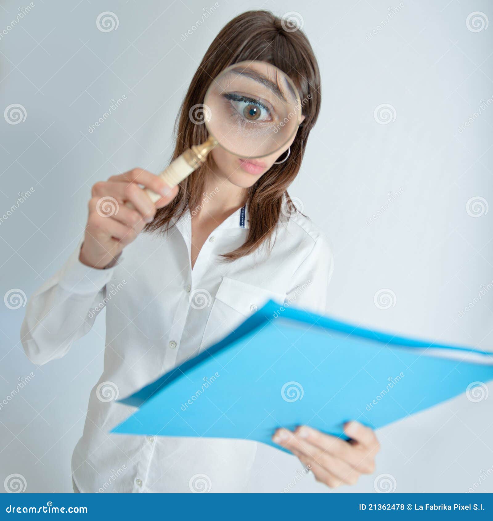 De Inspectie Van Het Dossier Stock Foto - Image of rapport ...