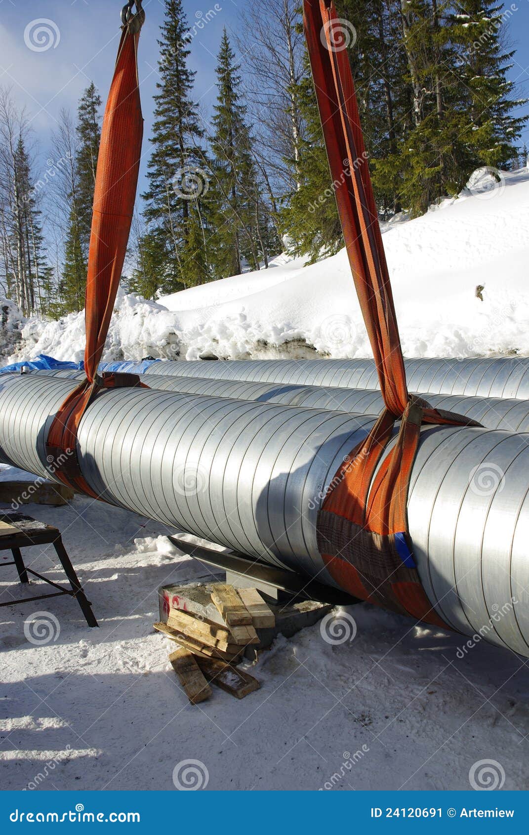 De Installatie Van De Pijpleiding Stock Afbeelding - Image of pijp ...