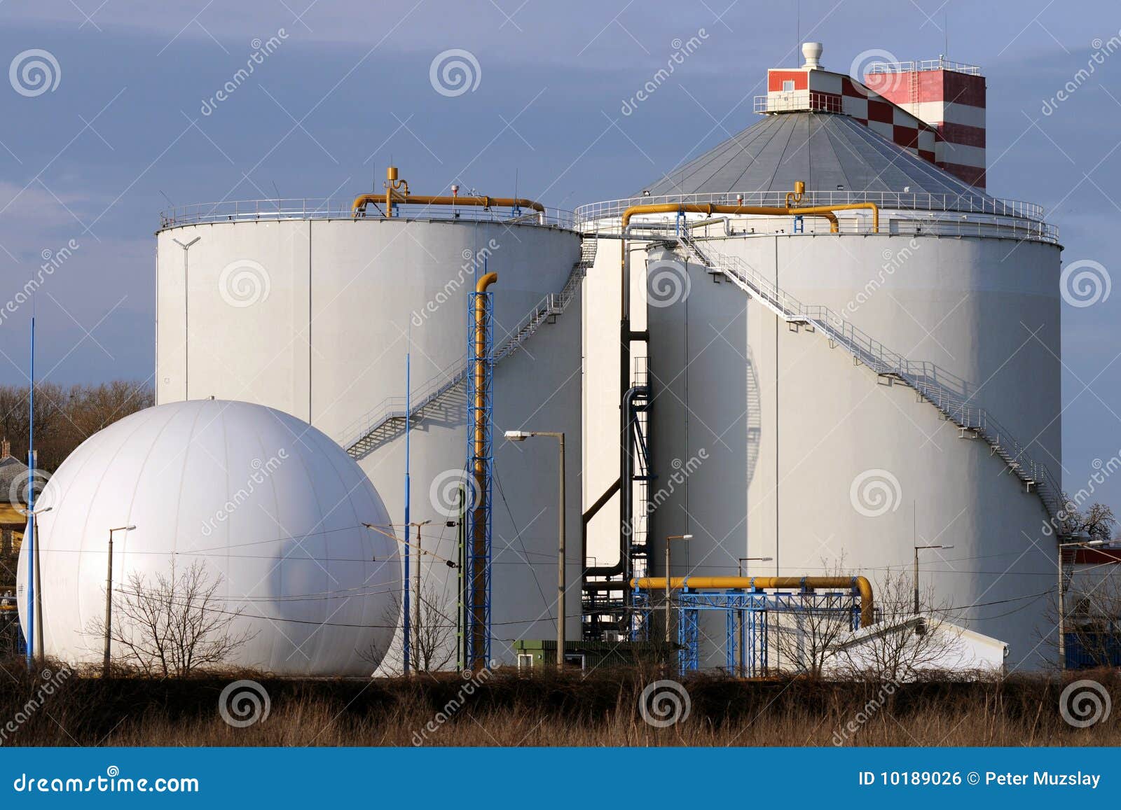 De Installatie Van Het Biogas Stock Foto - Image of verontreiniging ...