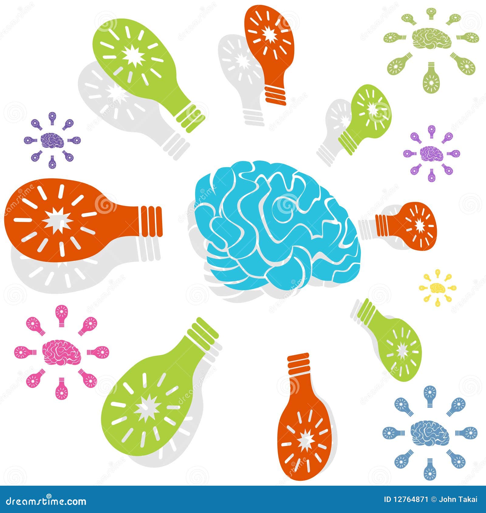 De Intelligente Cirkel Van Het Idee Vector Illustratie - Illustration ...