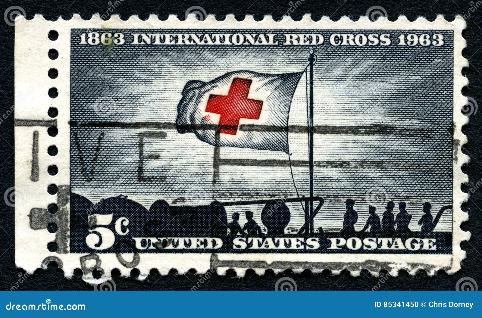 De Internationale Postzegel Van De Rood Kruisv.s. Redactionele ...