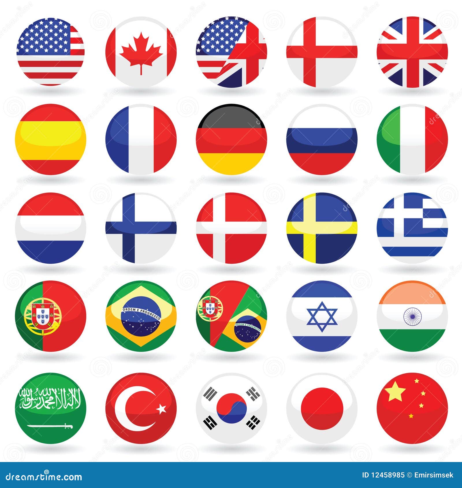 De Inzameling Van Het Pictogram Van De Taal Van Het Web Vector ...