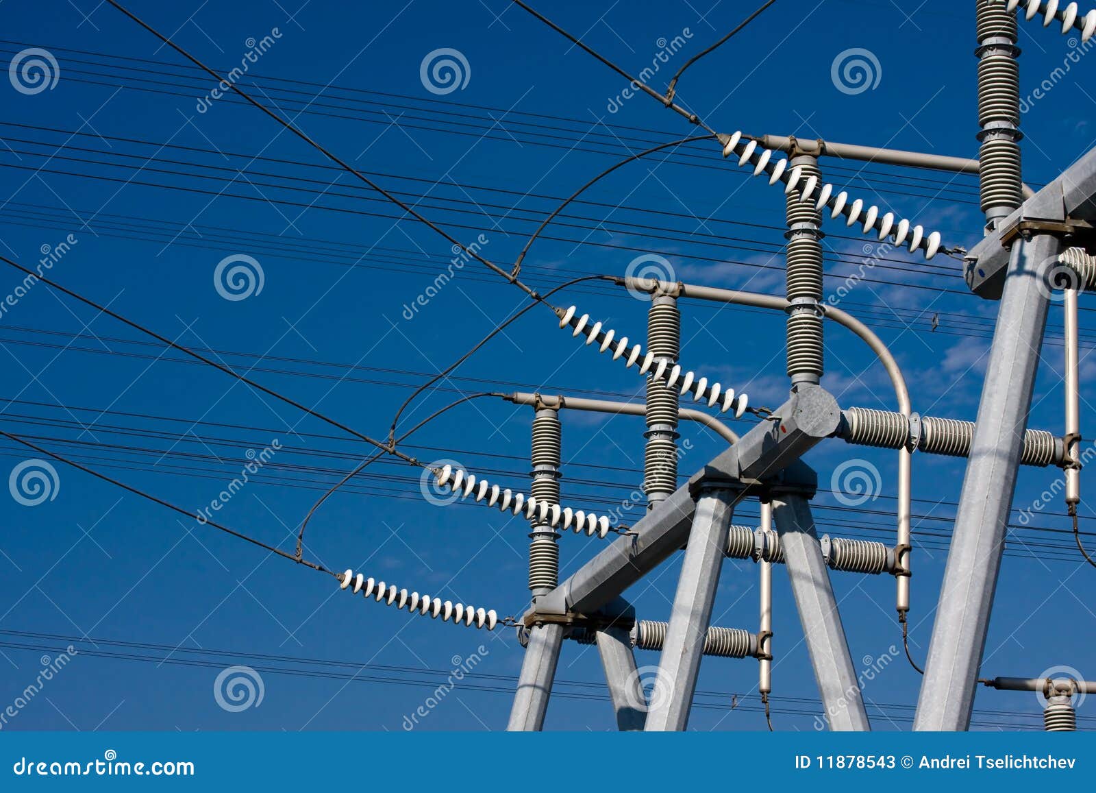 De Isolatie Van De Hoogspanning Stock Afbeelding - Image of energie ...