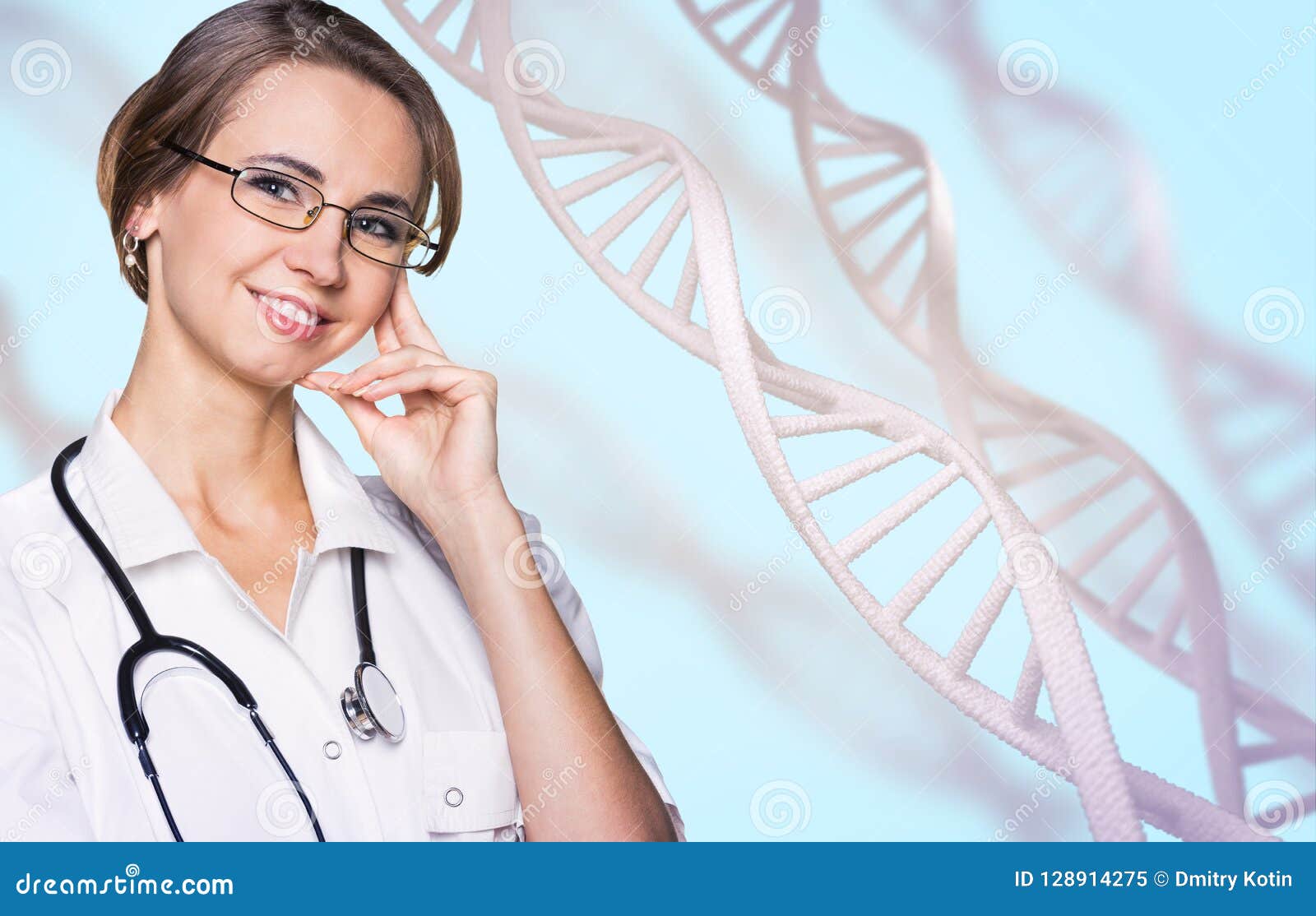 De Jonge Technoloog Van De Vrouwenwetenschap in Laboratorium Stock ...