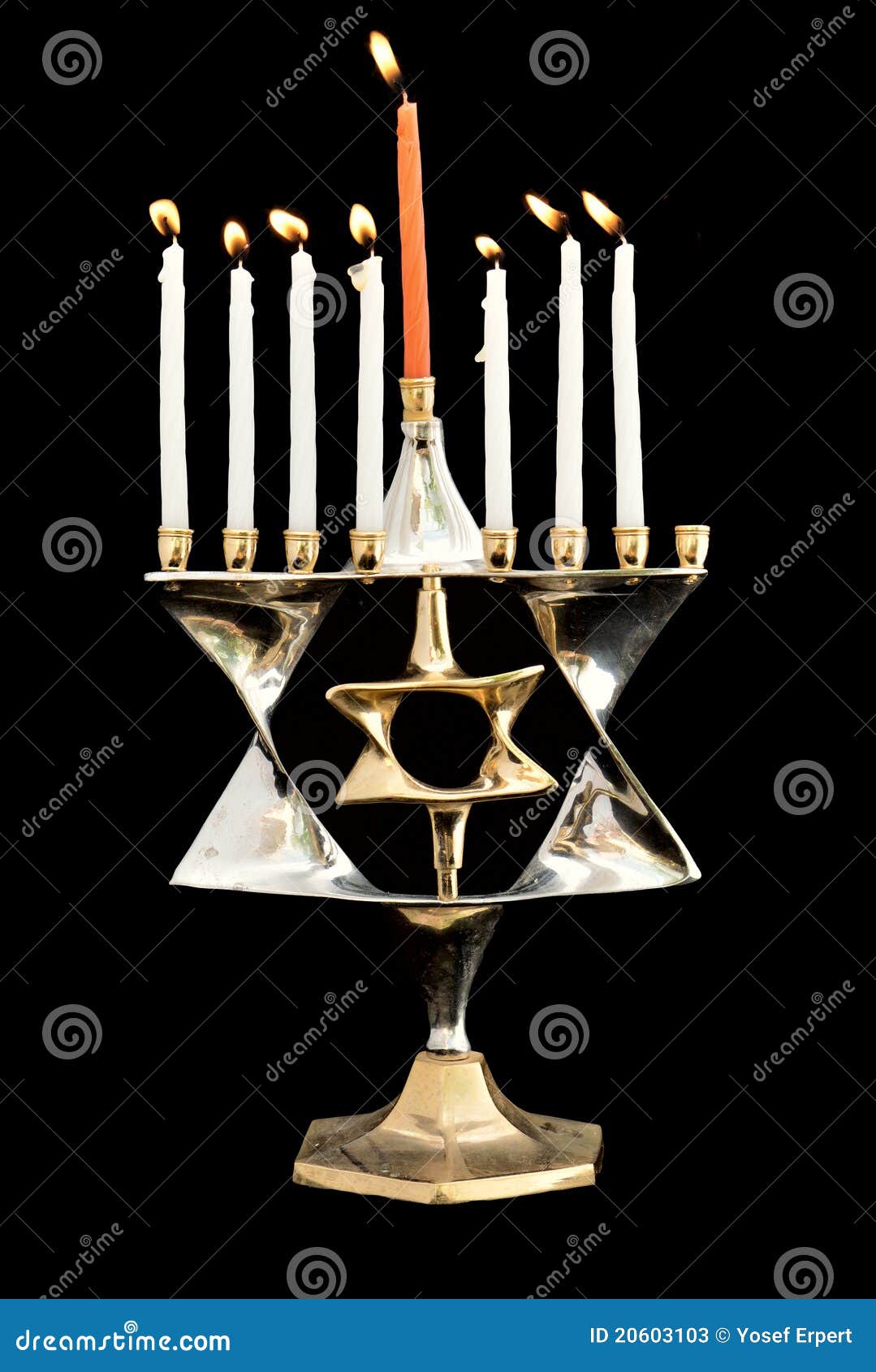 De Joodse Vakantie Van De Chanoeka Stock Afbeelding - Image of joods ...