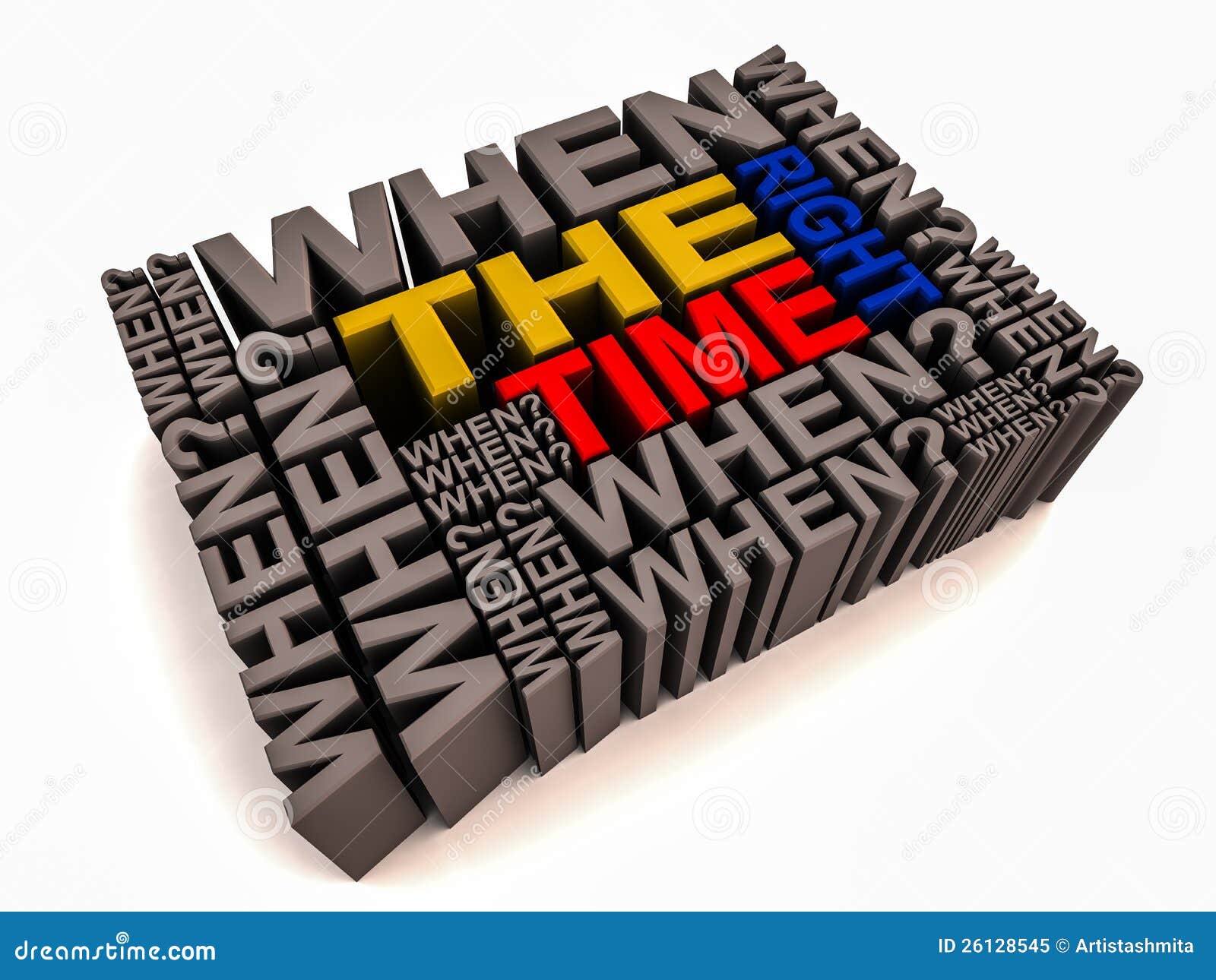 De juiste tijd stock illustratie. Illustration of goed - 26128545