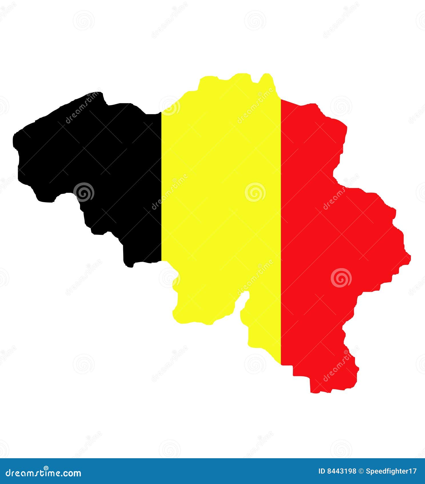 De Kaart En De Vlag Van België Stock Illustratie - Illustration of ...