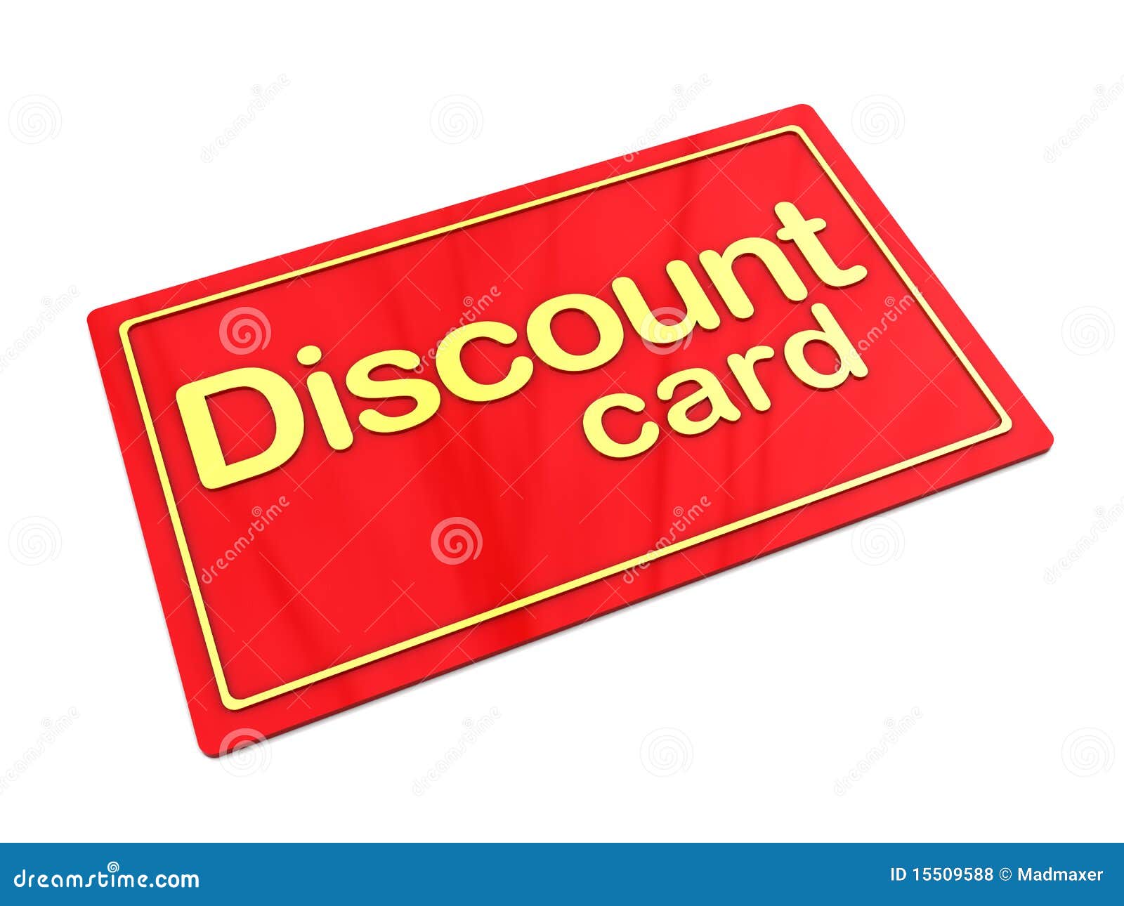 De kaart van de korting stock illustratie. Illustration of kaart - 15509588