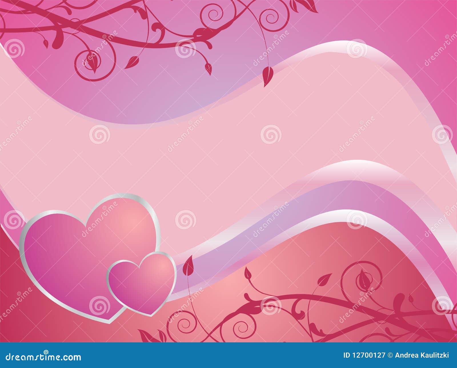 De Kaart Van De Valentijnskaart `s Vector Illustratie - Illustration of ...