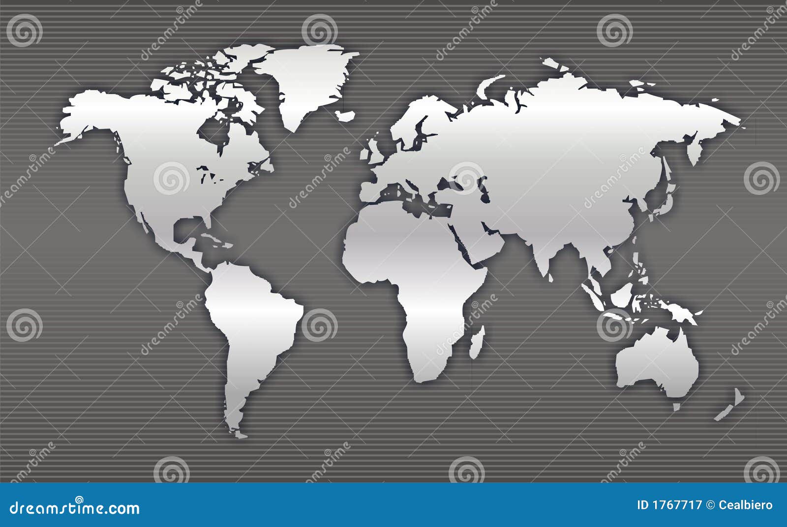 De Kaart van de wereld stock illustratie. Illustration of planeet - 1767717