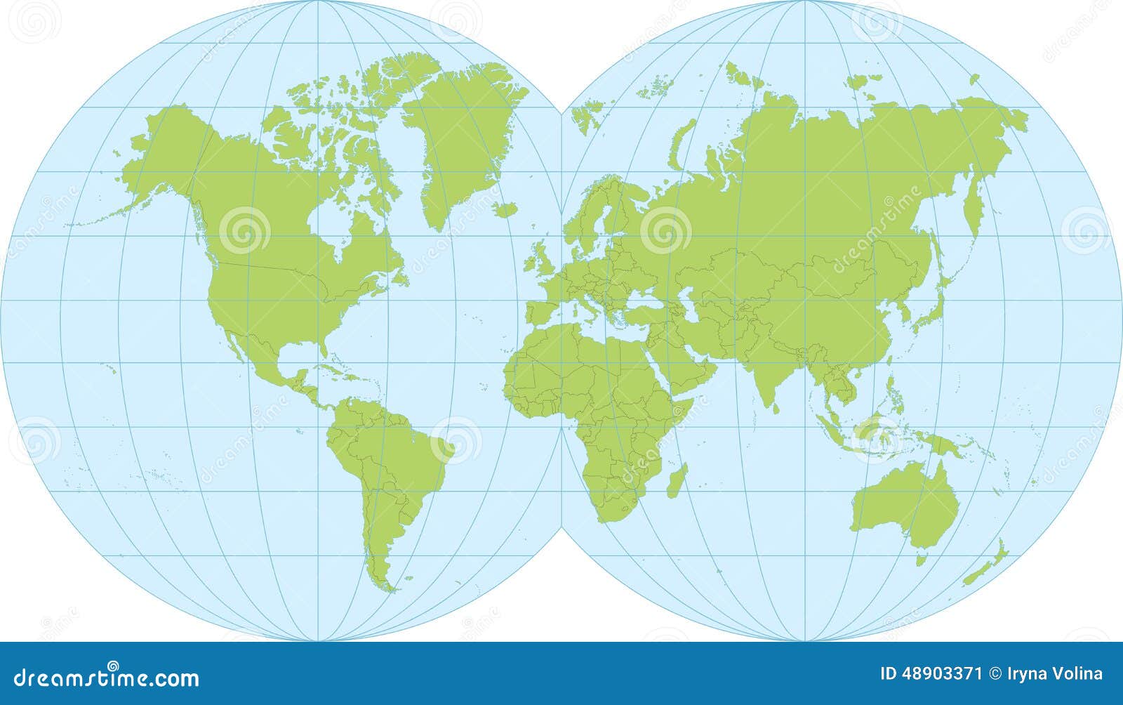 De kaart van de wereld vector illustratie. Illustration of globaal ...