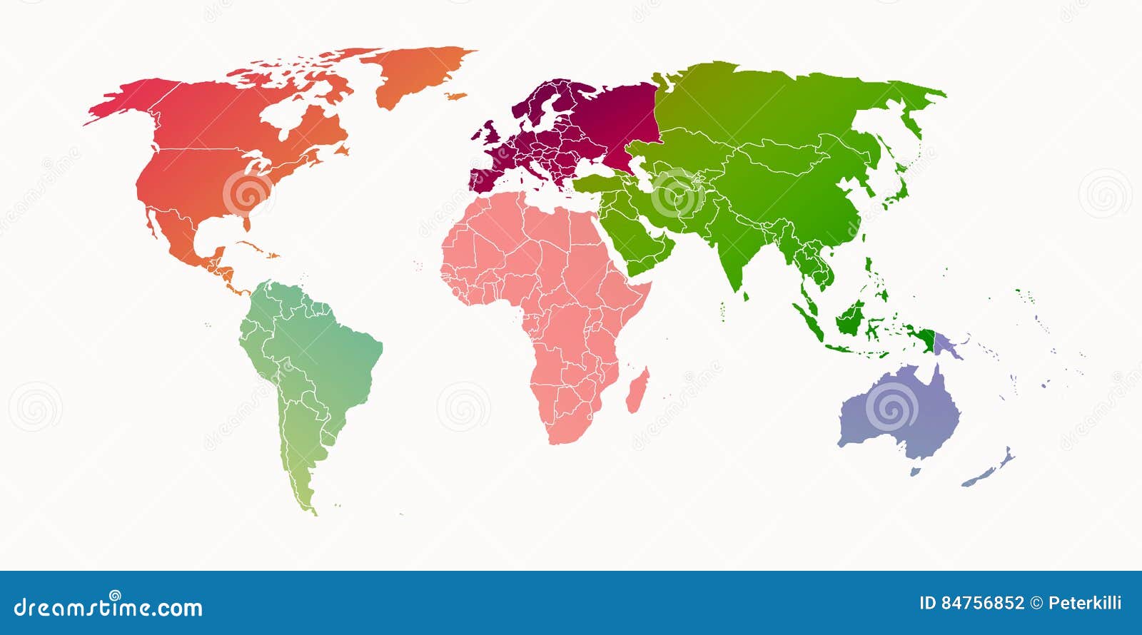 De kaart van de wereld stock illustratie. Illustration of illustratie ...