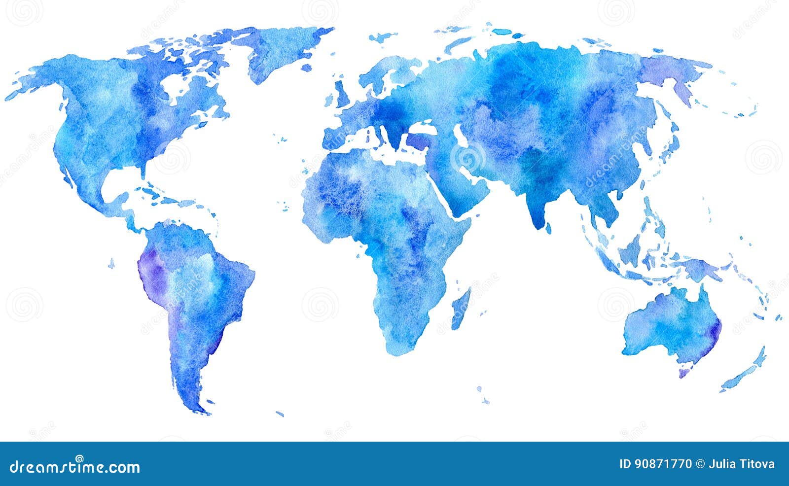 De Kaart Van De Wereld Aarde Stock Illustratie - Illustration of japan ...