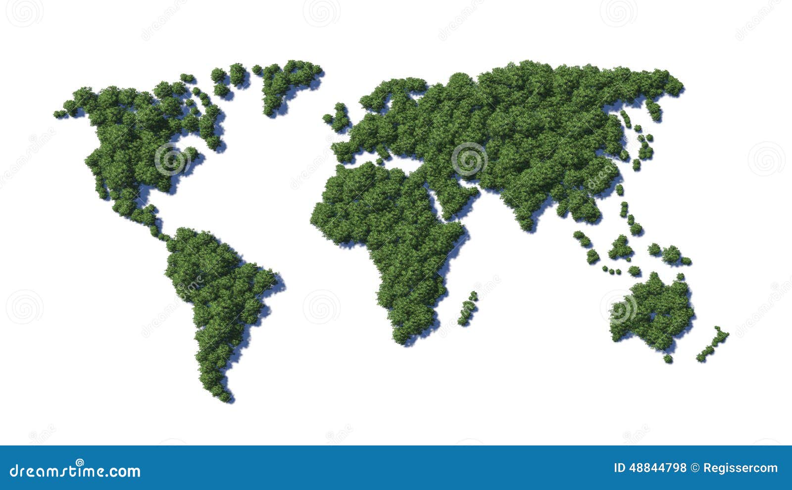 De Kaart Van De Wereld Groene Aarde Stock Illustratie - Illustration of ...