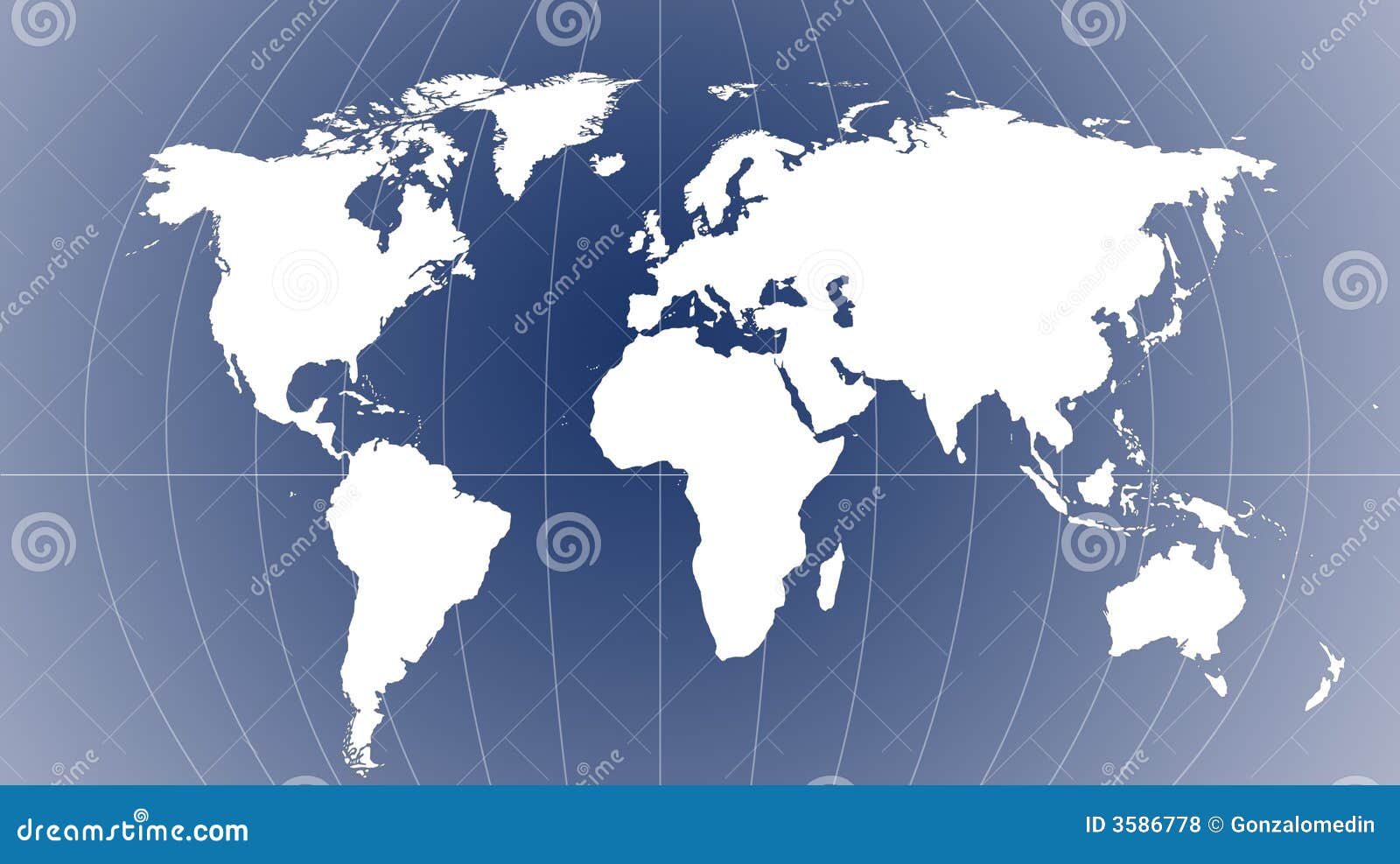 De Kaart Van De Wereld - Kaart Van De Wereld Stock Illustratie ...