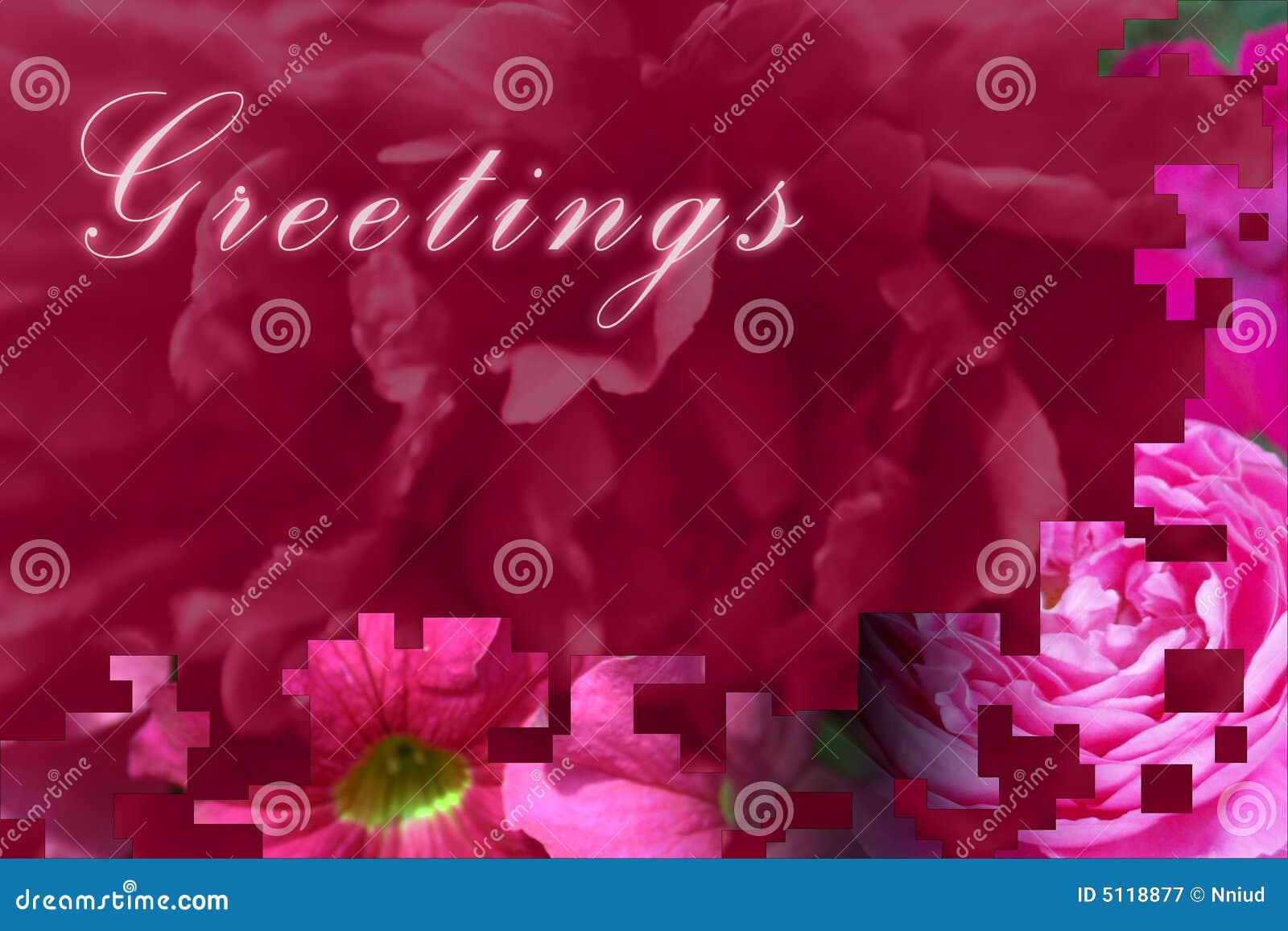 De kaart van groeten stock illustratie. Illustration of vriendschap ...