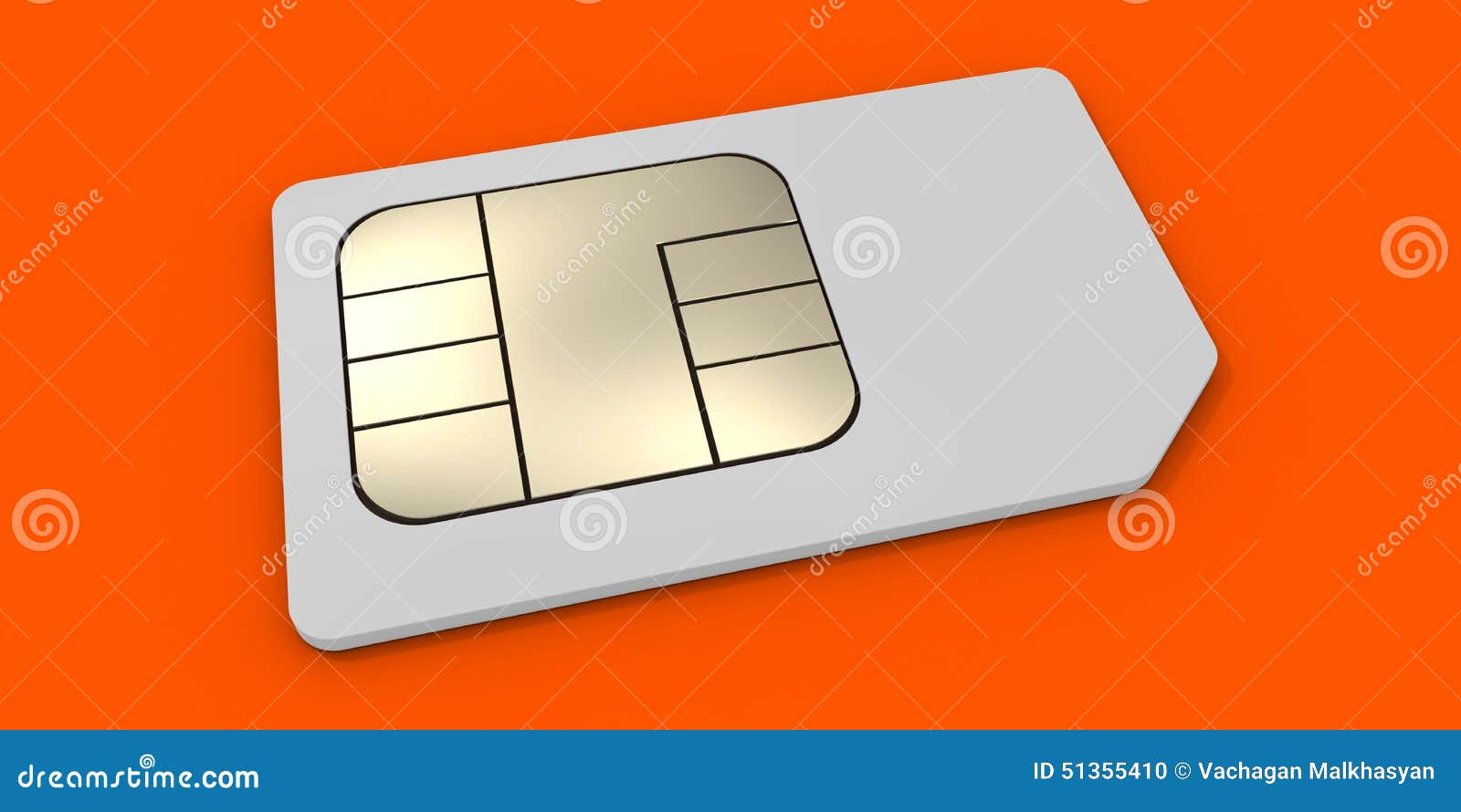 De Kaart van Sim stock illustratie. Illustration of contactpersoon ...