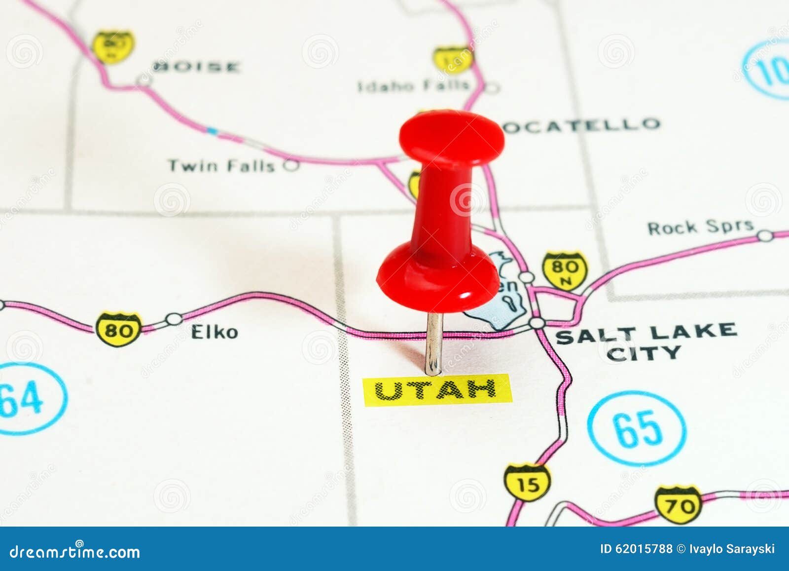 De kaart van Utah de V.S. stock foto. Image of verenigd - 62015788