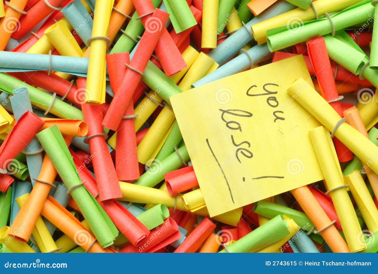 De kaartjes van de loterij stock afbeelding. Image of verlies - 2743615