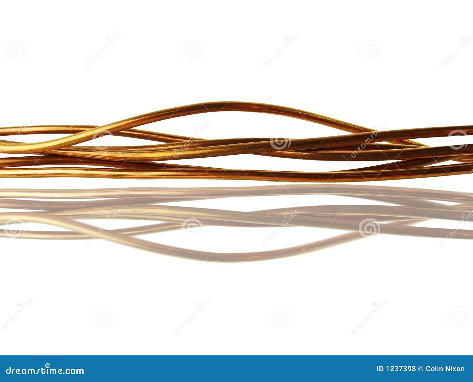 De Kabel van het koper stock foto. Image of computer, kabel - 1237398